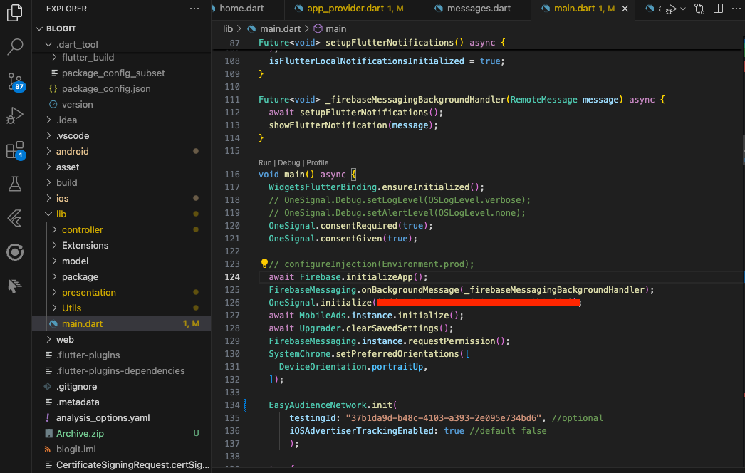 Blogit - Mobile App Setup | Documentation
